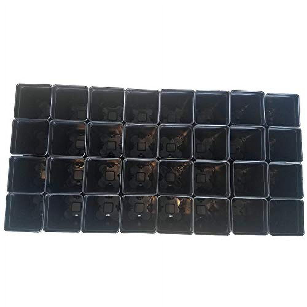 Set of 3 Trays and 96-2.5" Square Extra deep pots - Walmart.com