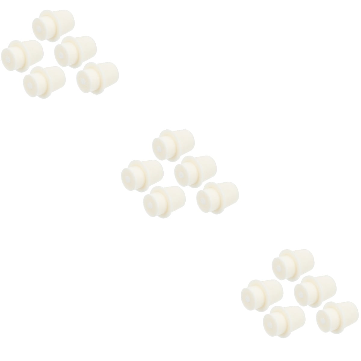 Set of 3 Tub Stopper Bottle Cork Erlenmeyer Flask Test Tube Plugs ...