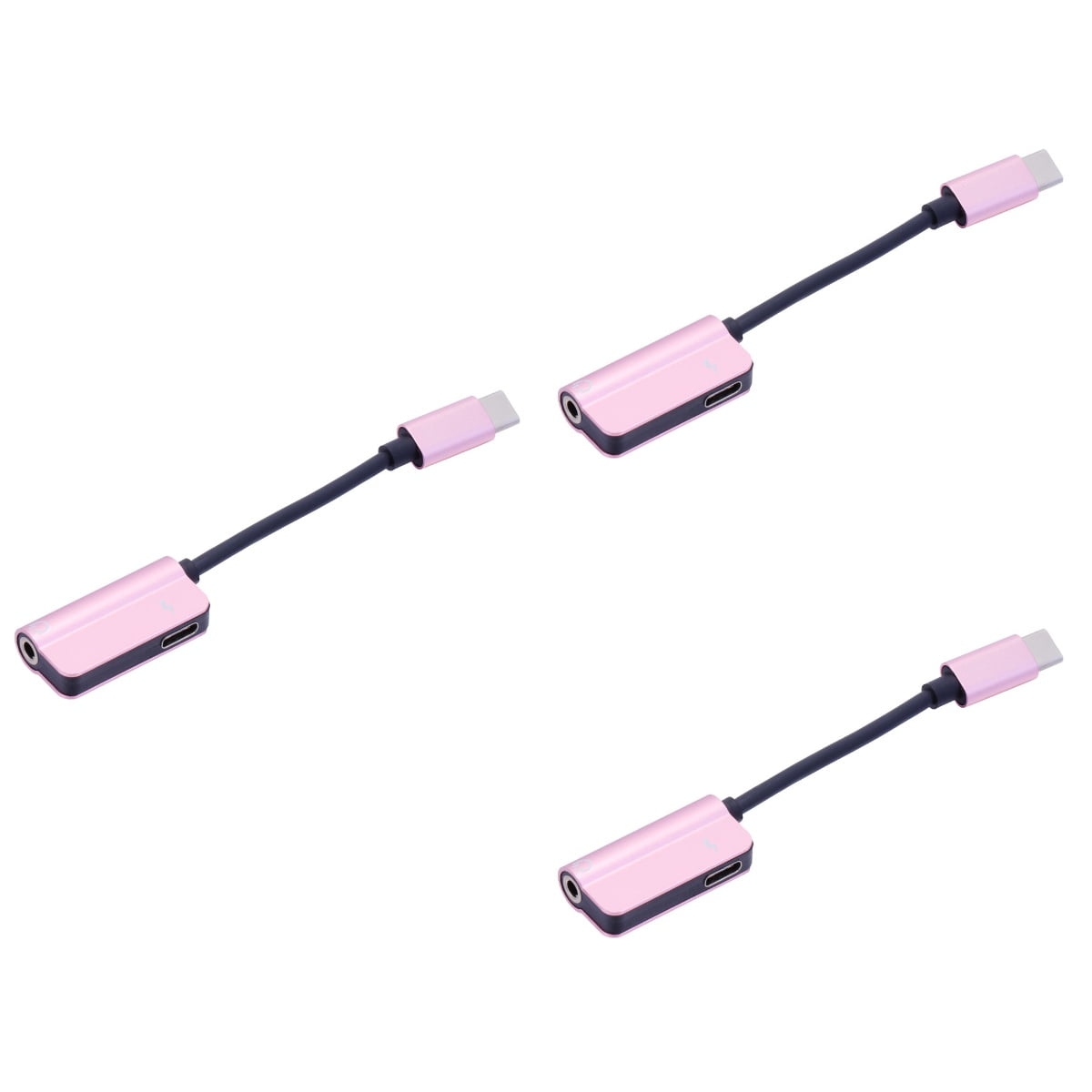 Set of 3 Type C to 3.5mm Earphone Adapter Headphone Adaptor Wired ...