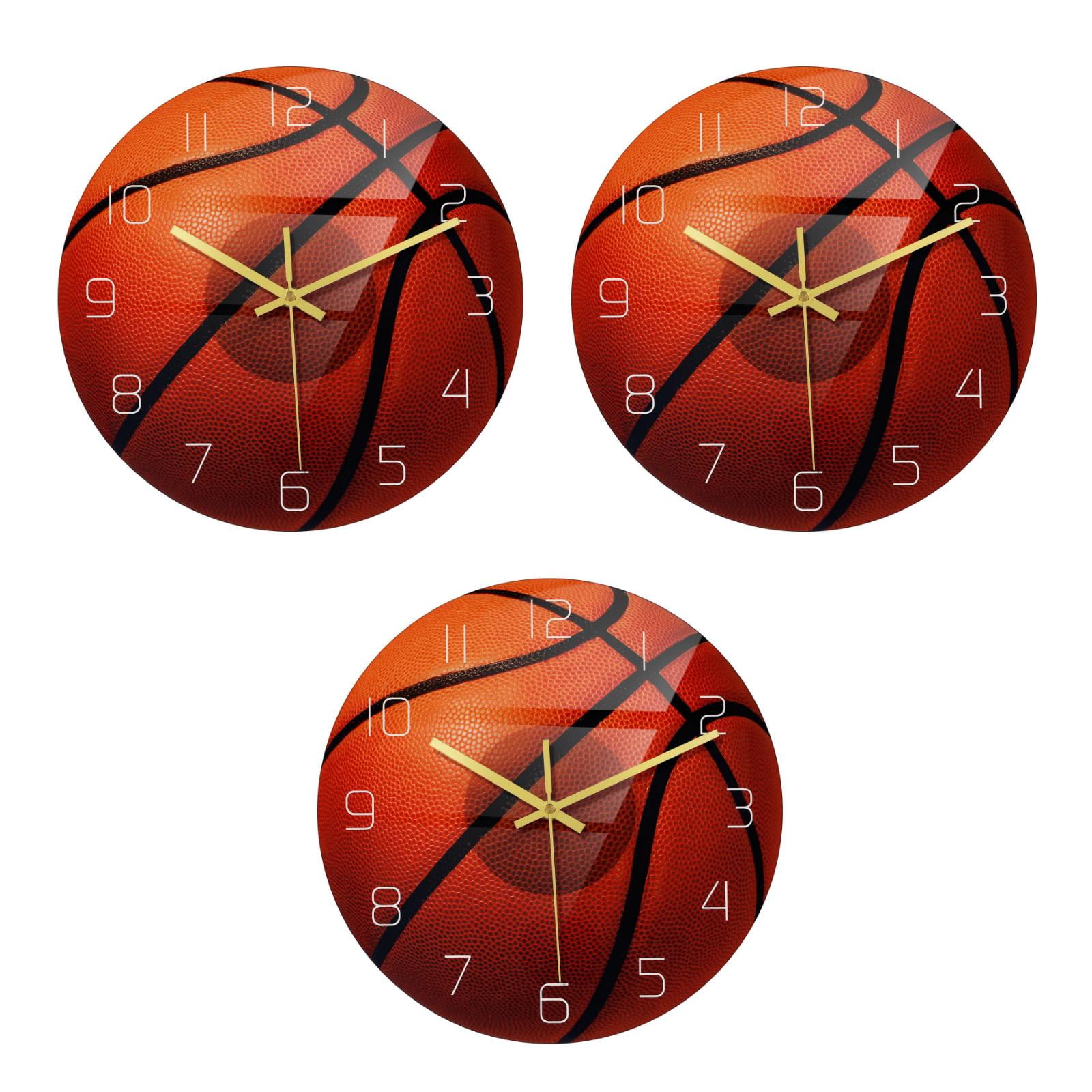 Set of 3 Wall Clock for Home Black Clocks Walls Large Digital Room ...