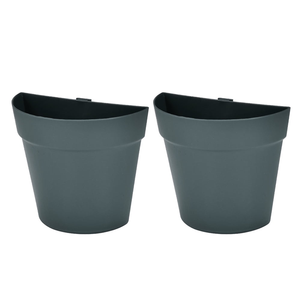 Set of 3 Wall Hanging Flower Pot Vases for Flowers Plants Half Moon ...