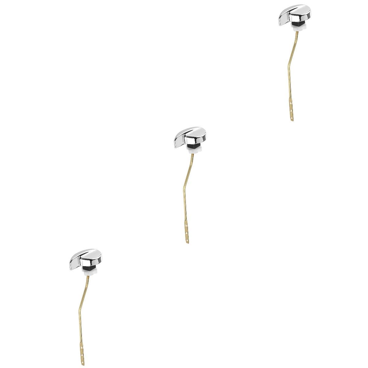 Set of 3 Water Tank Side Mount Toilet Lever Toilet Handle Replacement ...