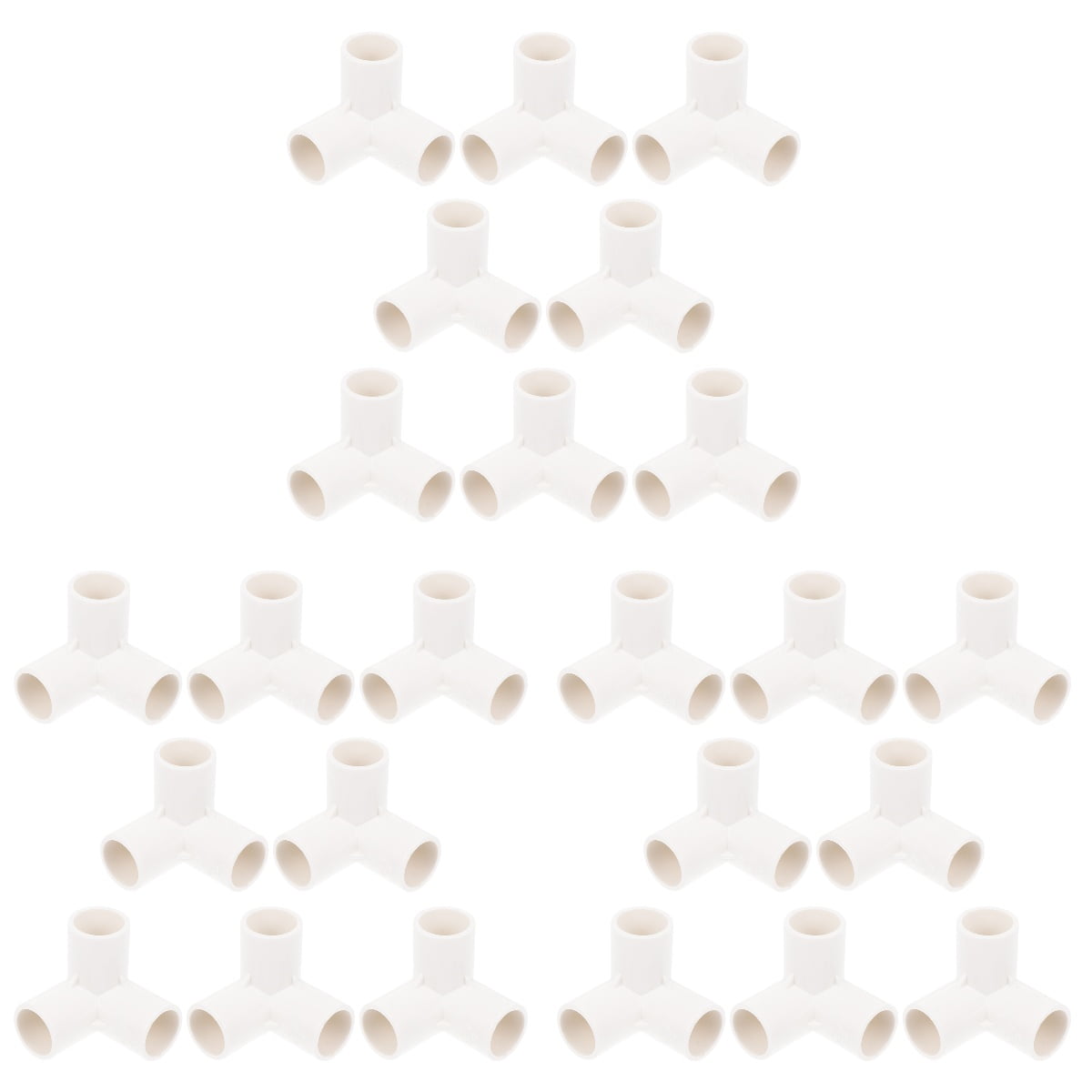 Set of 3 Water Tube Joints Gazebo Hose Fittings Conduit White - Walmart.com