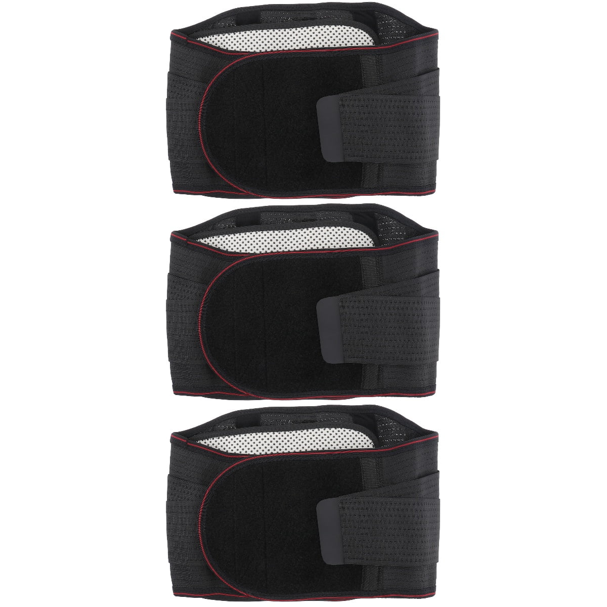Set of 3 Wearable Self-heating Back Support Brace - Walmart.com