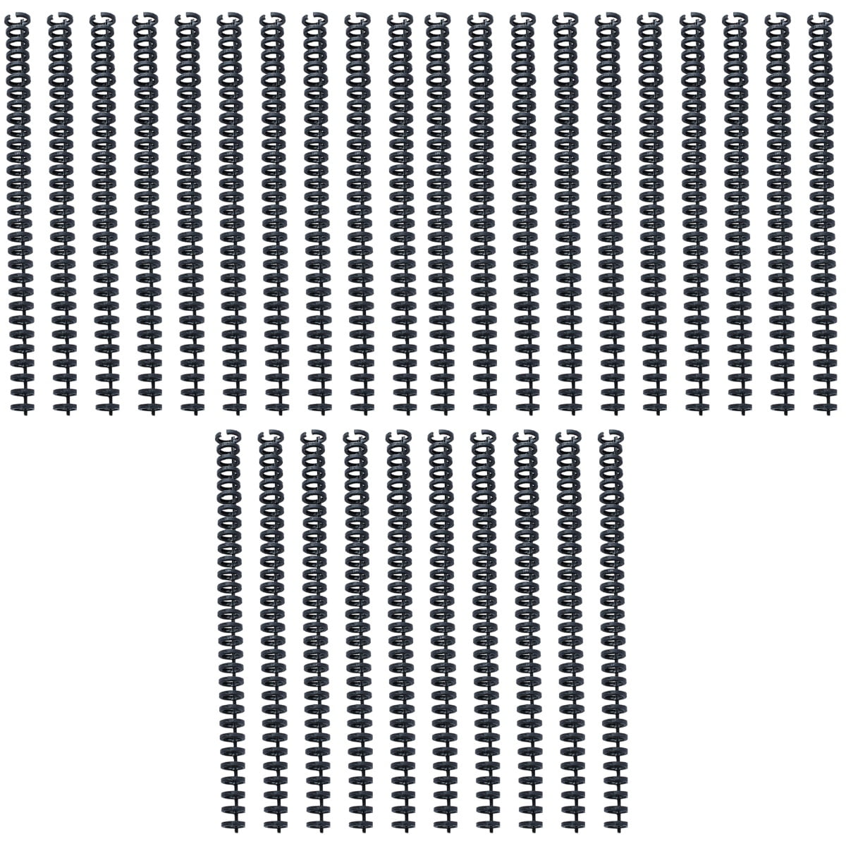 Set of 3 Wire Binding Machine Plastic Coil Spiral Notebook Coils Spines ...