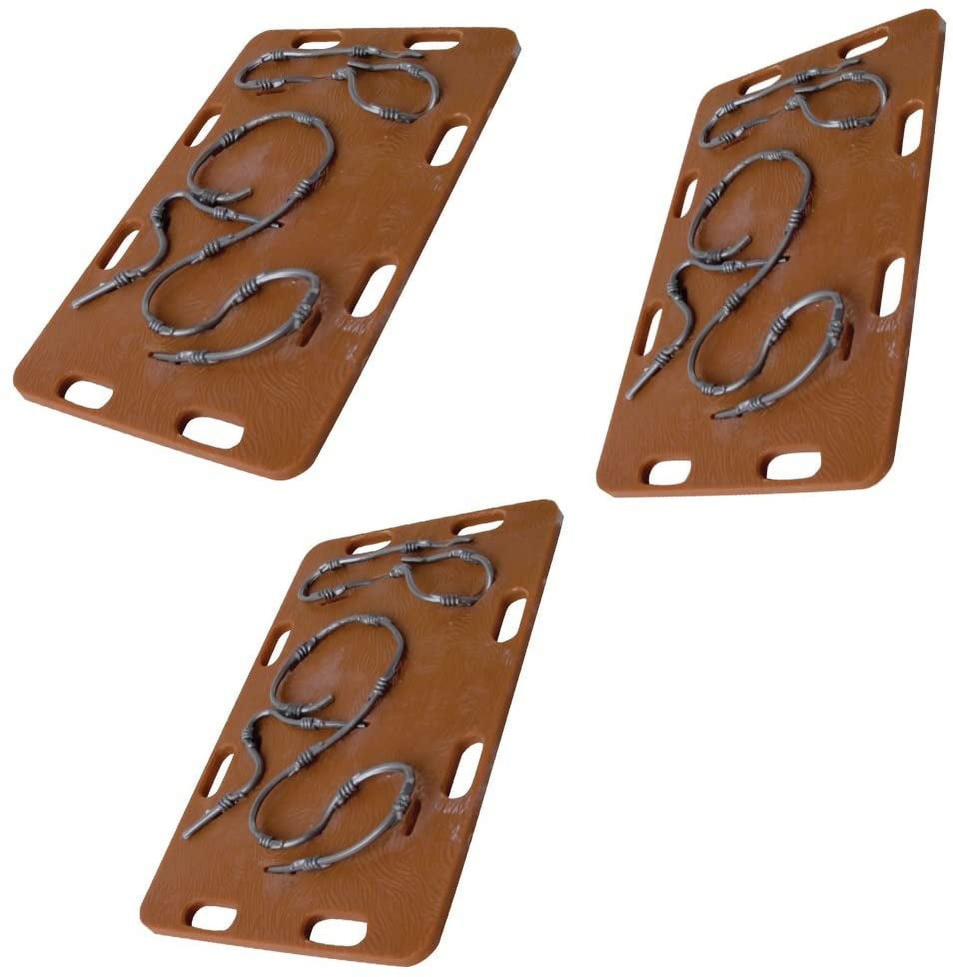 Set of 3 Wooden Boards with Barbed Wire for WWE & AEW Wrestling Action ...
