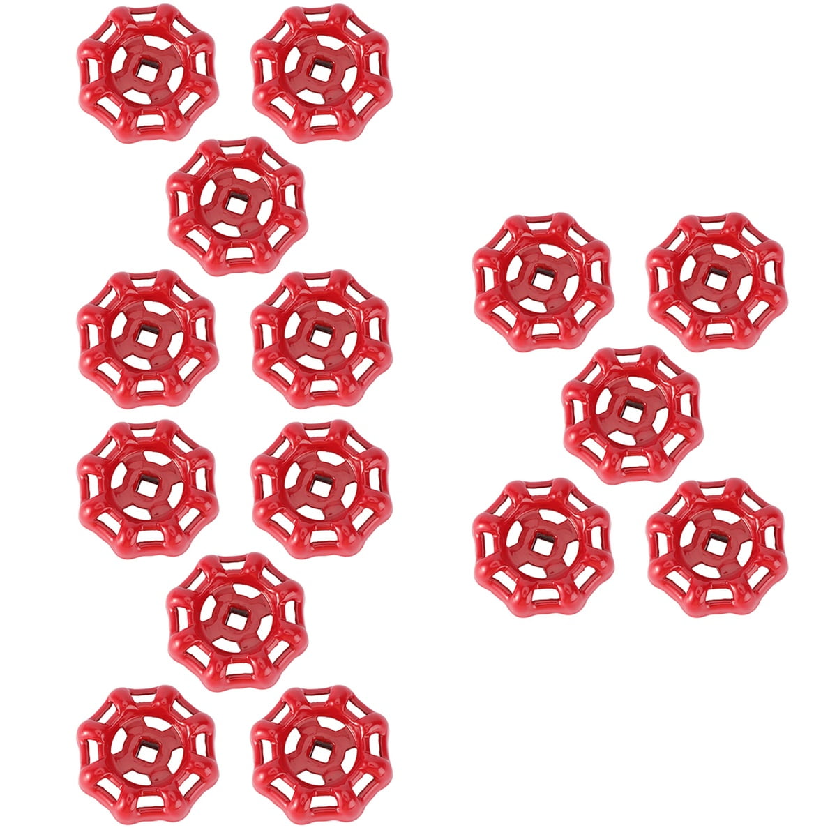 Set of 3 outside Faucet Knob Gate Valve Handle Shutoff Fitting ...