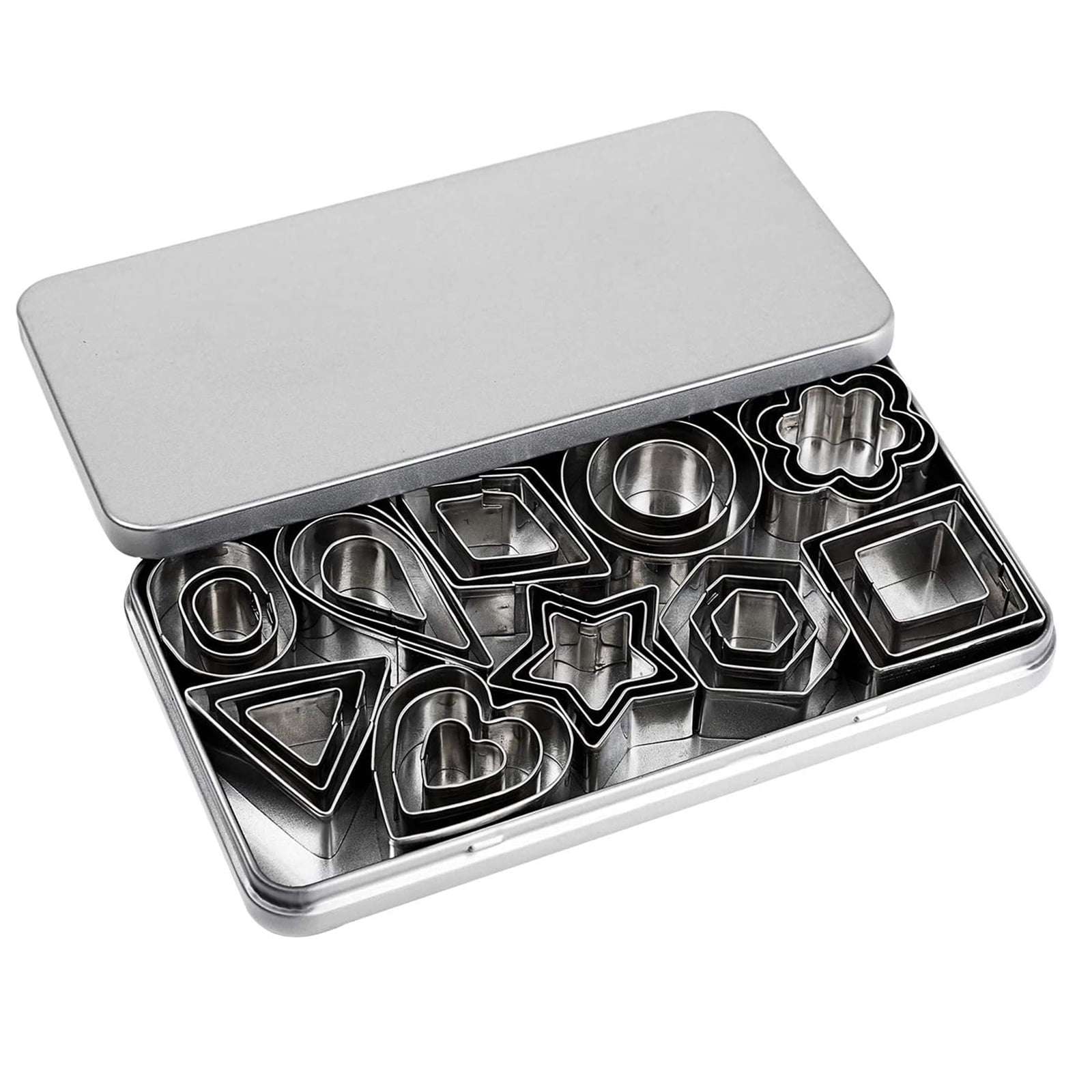 Set of 30 Cookie Cookie Moulds Biscuit Biscuit Molds Stainless Steel ...