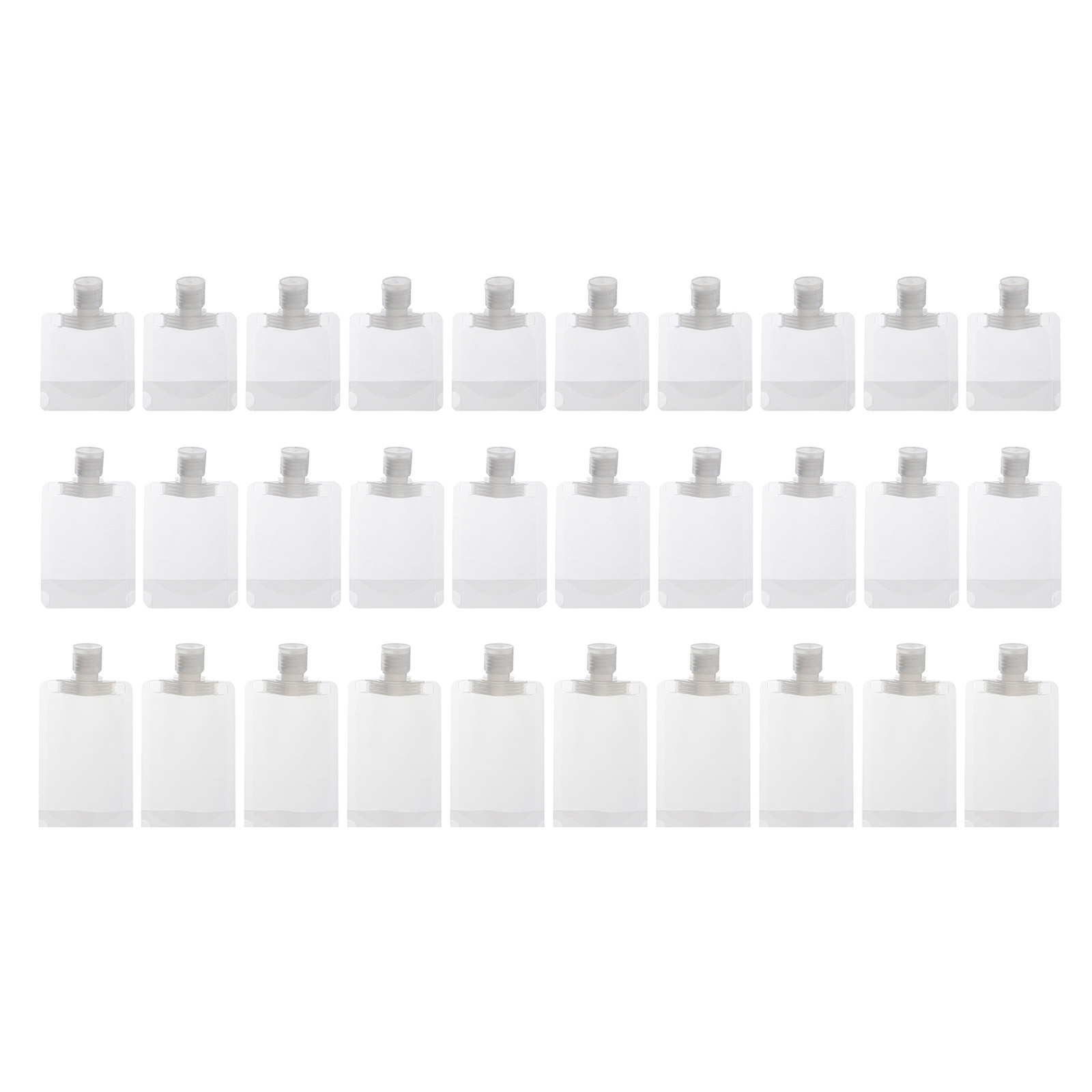 Set of 30 Packing Pouches Lotion Dispenser Bag Plastic Organizers for ...