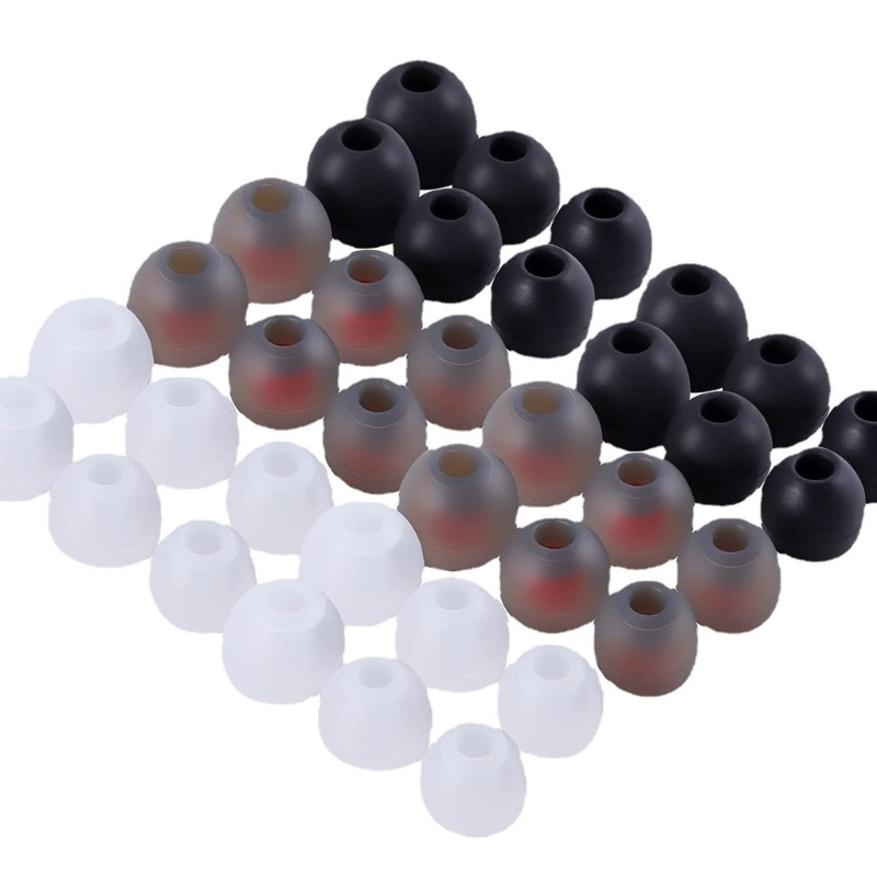 Set of 36 Eartips Ear Tips Replacement Headphones Earbud Tips Silicone ...