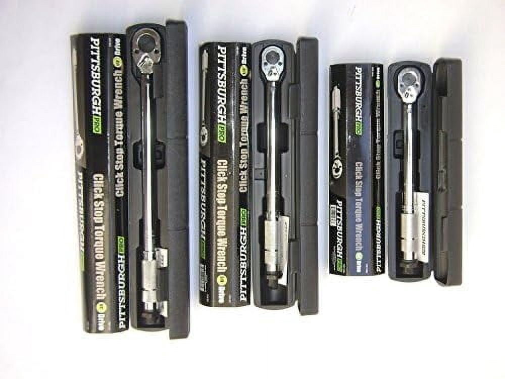 Set of 3Reversible Click Type Wrench Sizes 1/4", 3/8", 1/2" - Walmart.com