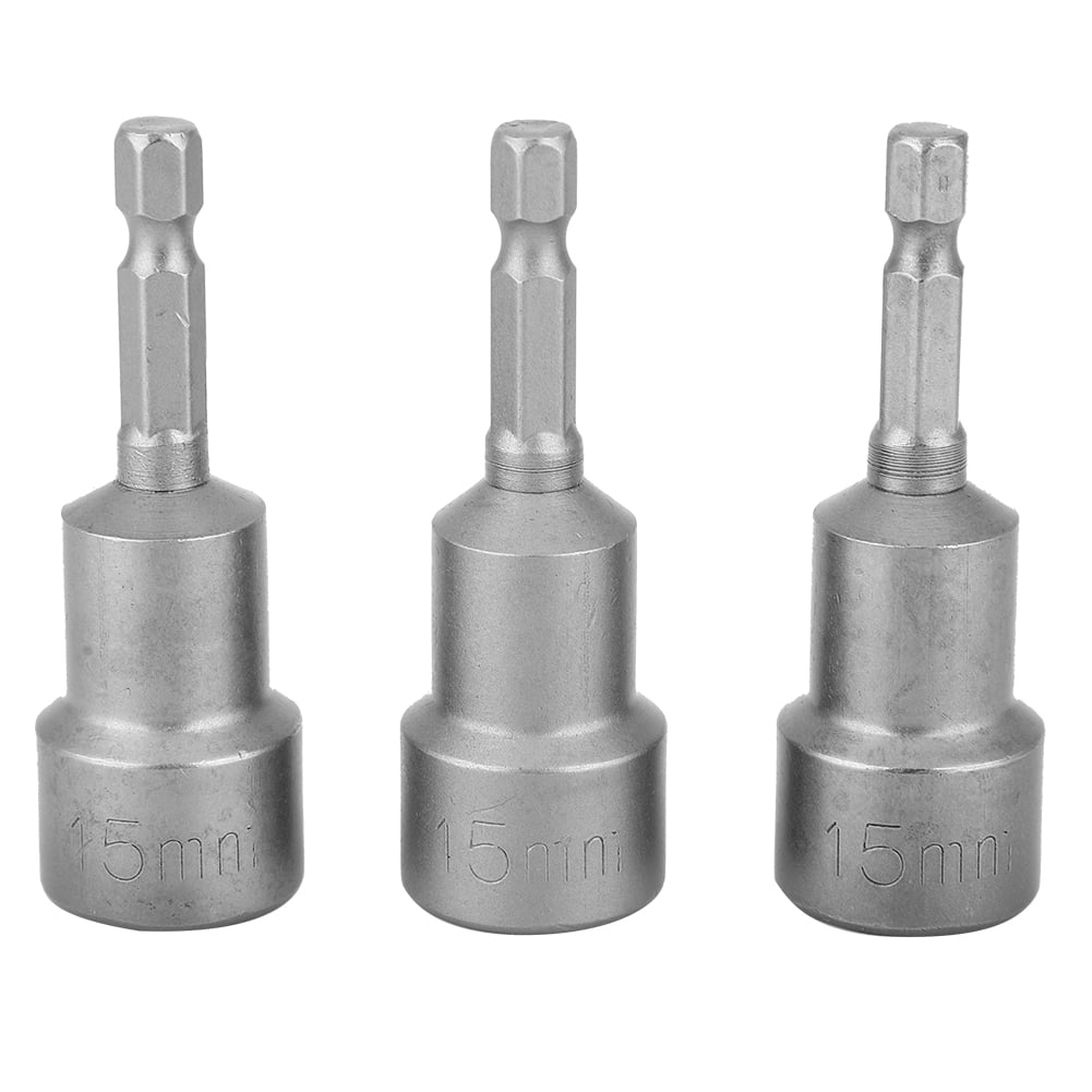 Set of 3x15mm Magnetic Socket, High-Strength, Blackened Finish for ...