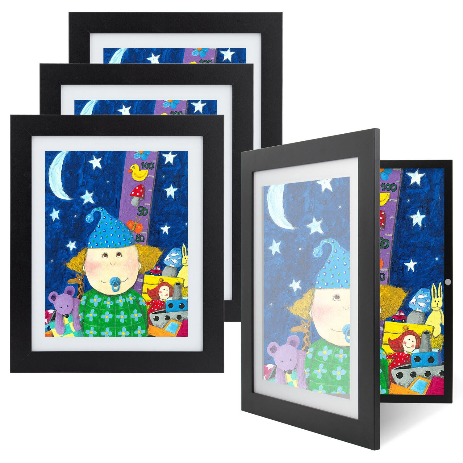 Set of 4 10 x 12.5 Kids Art Photo Frames Great for Children Drawings ...