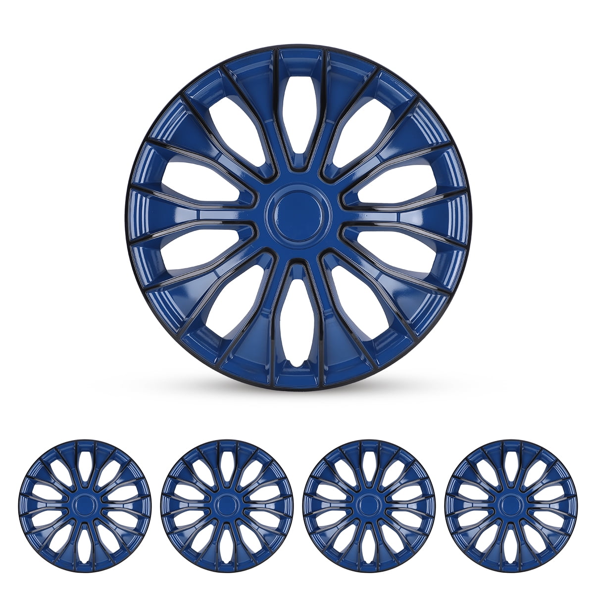 (Set of 4)15" Universal Hubcaps,Wheel Rims Cover,Snap on Car Truck SUV ...