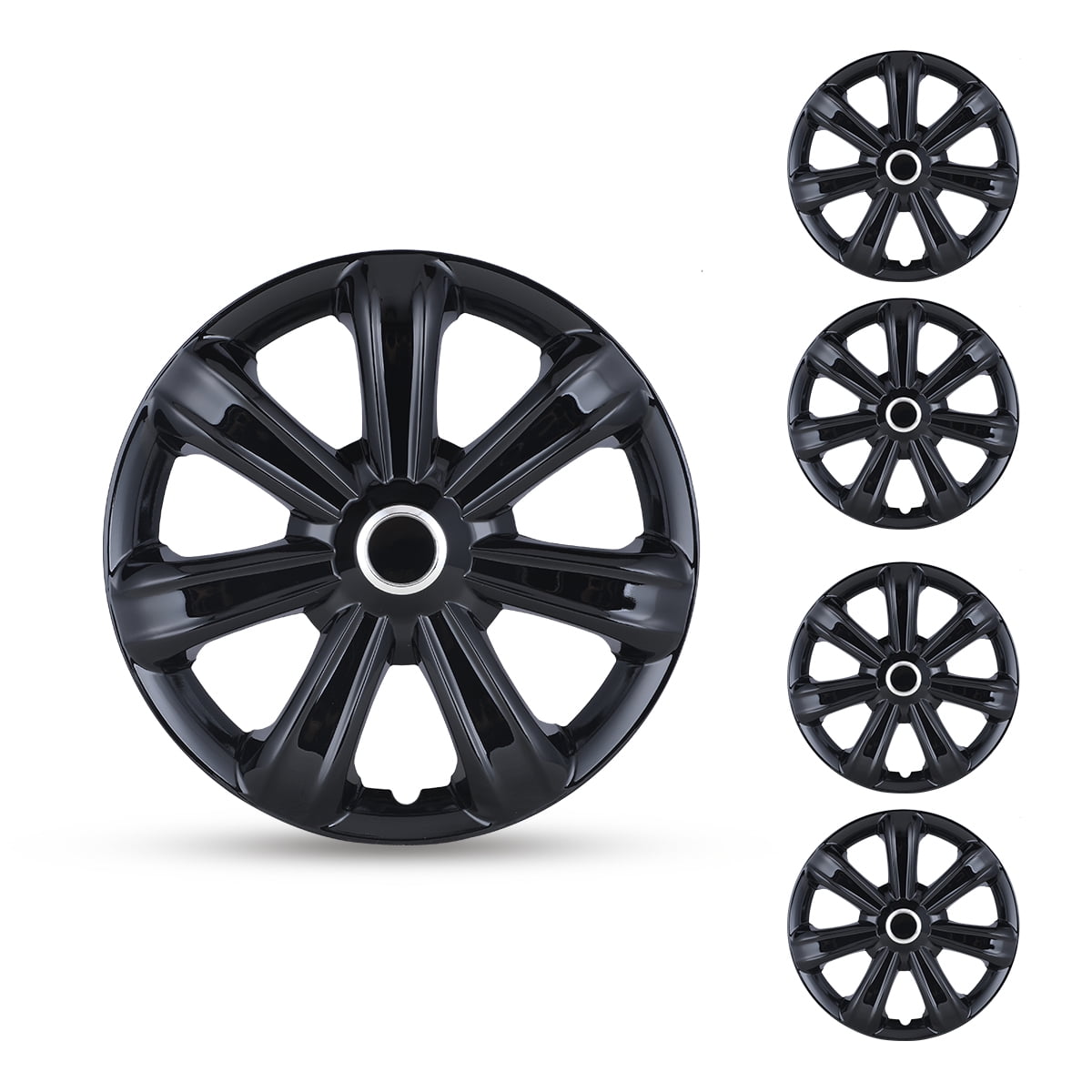 (Set of 4) 15" Universal Wheel Rims Cover Hubcaps,Snap on Car Truck SUV ...