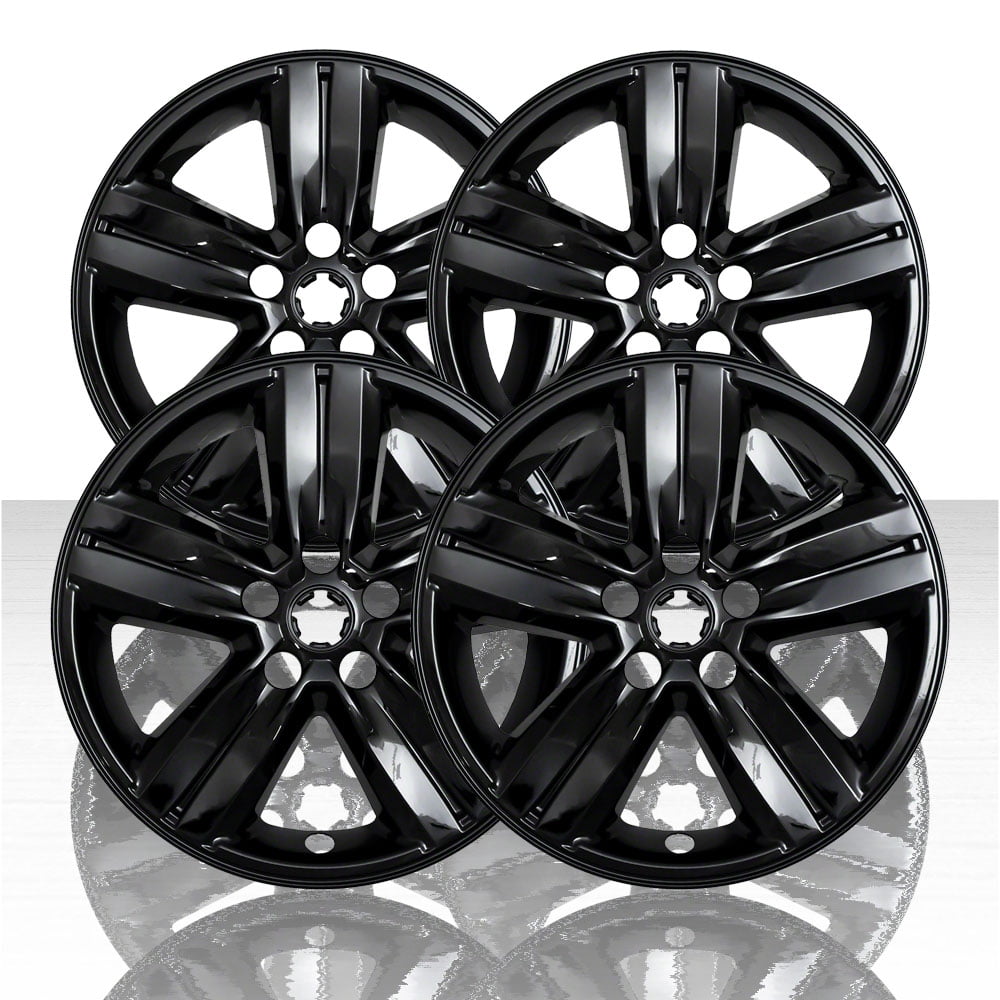 Set of 4 16" 5 Spoke Wheel Skins for 2017-2021 Chevy Trax - Gloss Black ...