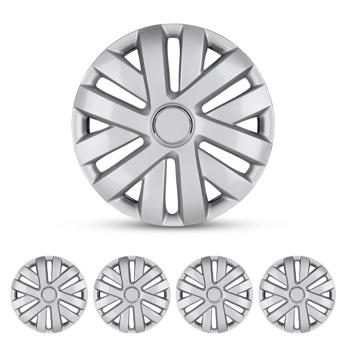 Set of 4 16" Vehicle Hub Caps Universal Wheel Rim Cover ABS Material ...
