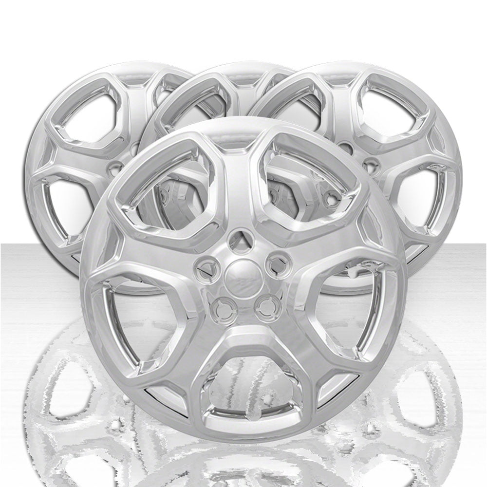 Set of 4 17' 5 Spoke Wheel Covers for 2017-2019 Ford Escape S - Chrome ...
