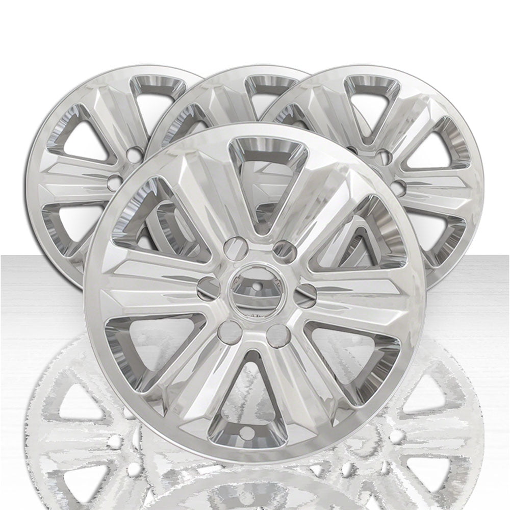 Set of 4 17' 6 Spoke Wheel Skins for 2015-2020 Ford F-150 - Chrome ...
