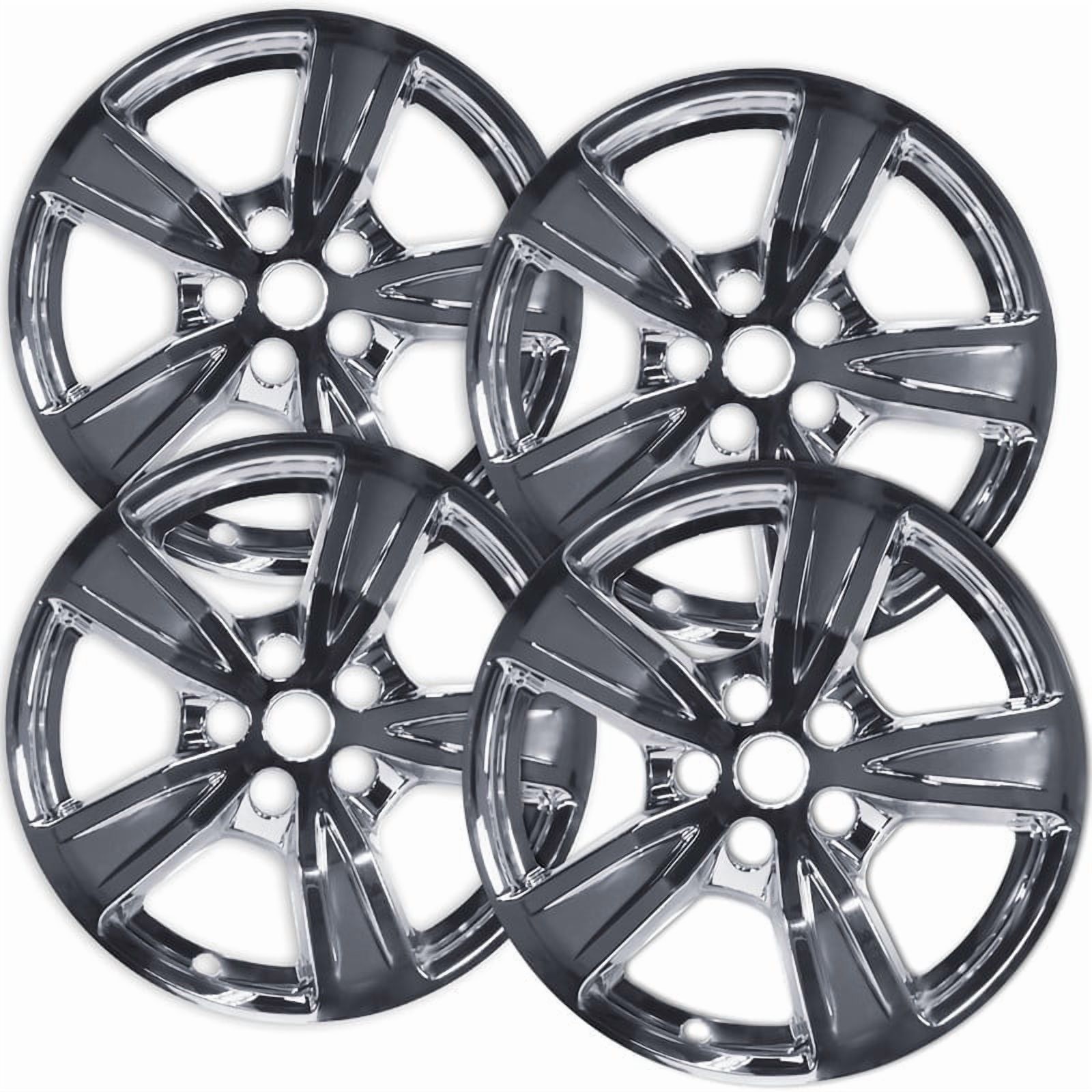 Set of 4 17 inch Chrome ABS Wheel Skins Compatible with 2020 - 2023 ...