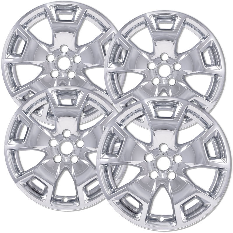 Set of 4 17 inch Chrome ABS Wheel Skins Compatible with 2021 - 2023 ...