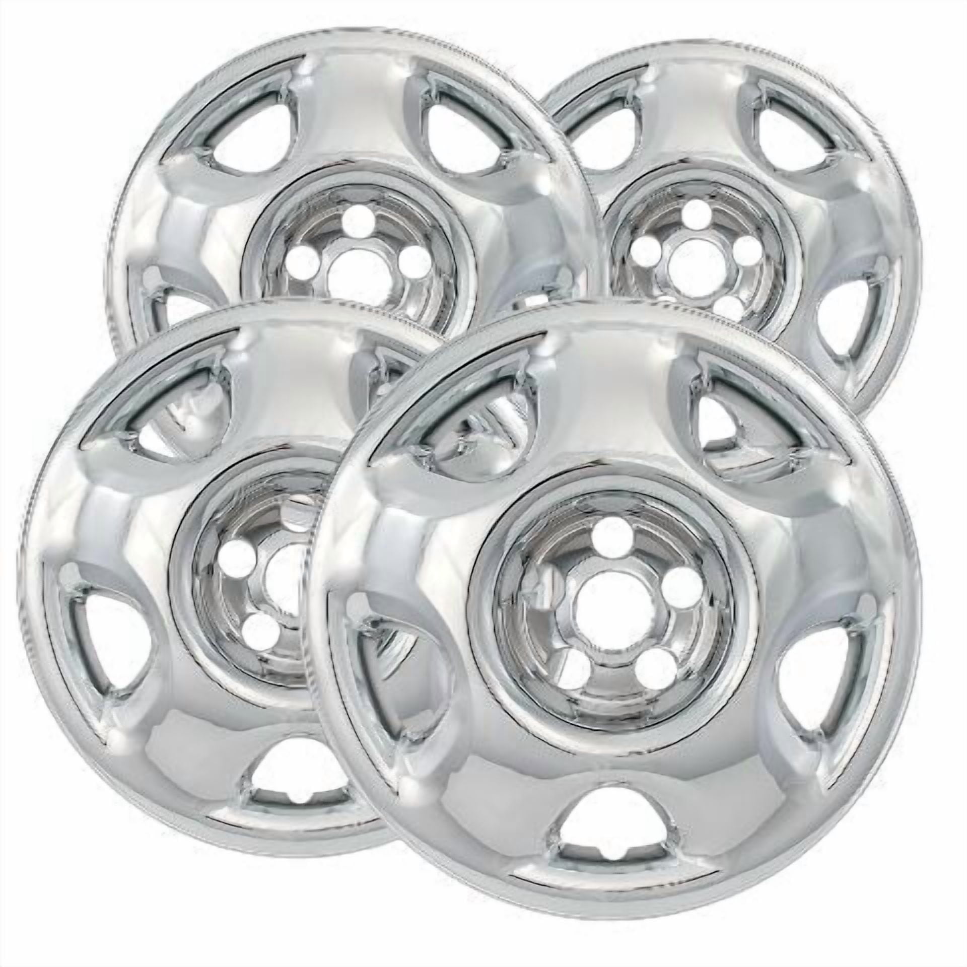Set of 4 17 inch Chrome Wheel Skins Covers compatible with 07-11 Honda ...