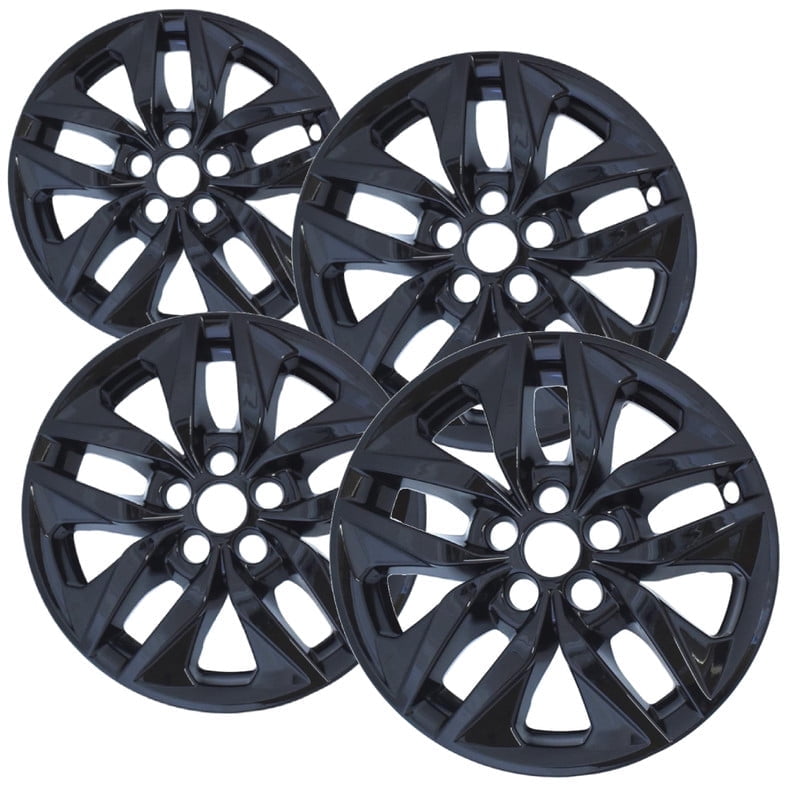 Set of 4 17 inch Gloss Black ABS Wheel Skins Compatible with 2021 ...