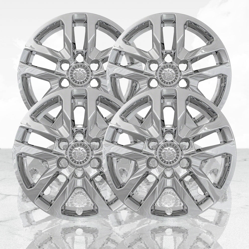 Set of 4 18" 5 Split Spoke Wheel Skins for 19-2022 Chevy Silverado 1500 ...