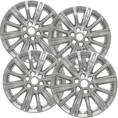 Set of 4 18 inch Chrome ABS Wheel Skins Wheel Covers Compatible with 17 ...