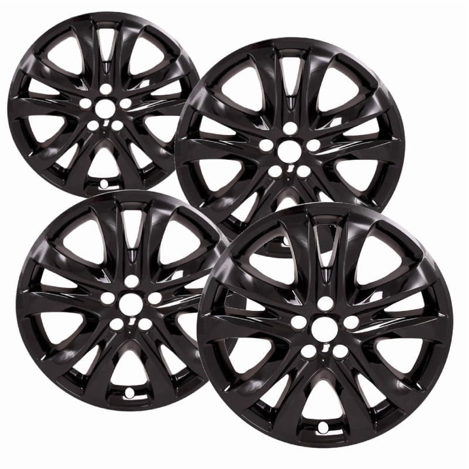 Set of 4 19 inch Gloss Black ABS Wheel Skins Compatible with 2014 ...