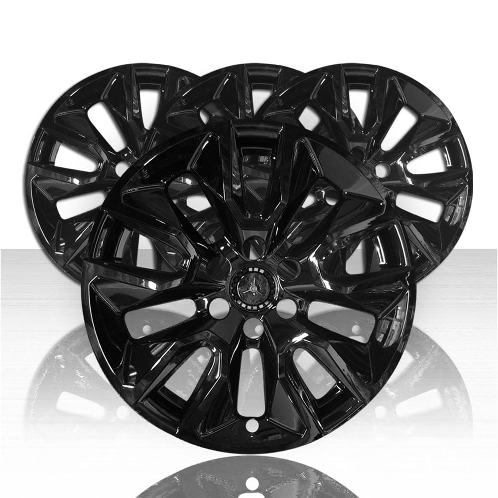 Set of 4 20" Wheel Skins for 2019-2025 Chevy Silverado - Gloss Black ...