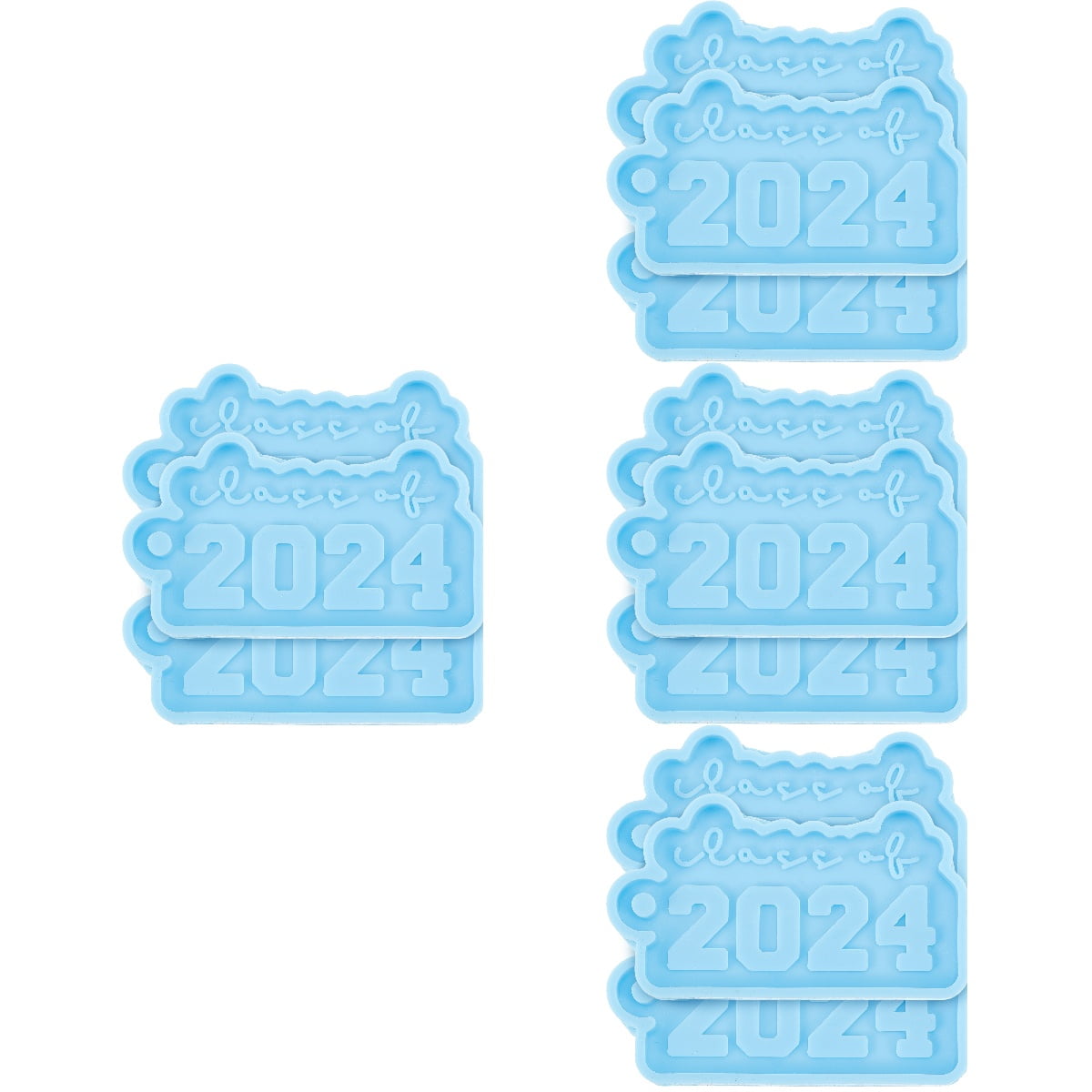 Set of 4 2024 Graduation Season Key Chain Lanyard Cookie Stencils ...