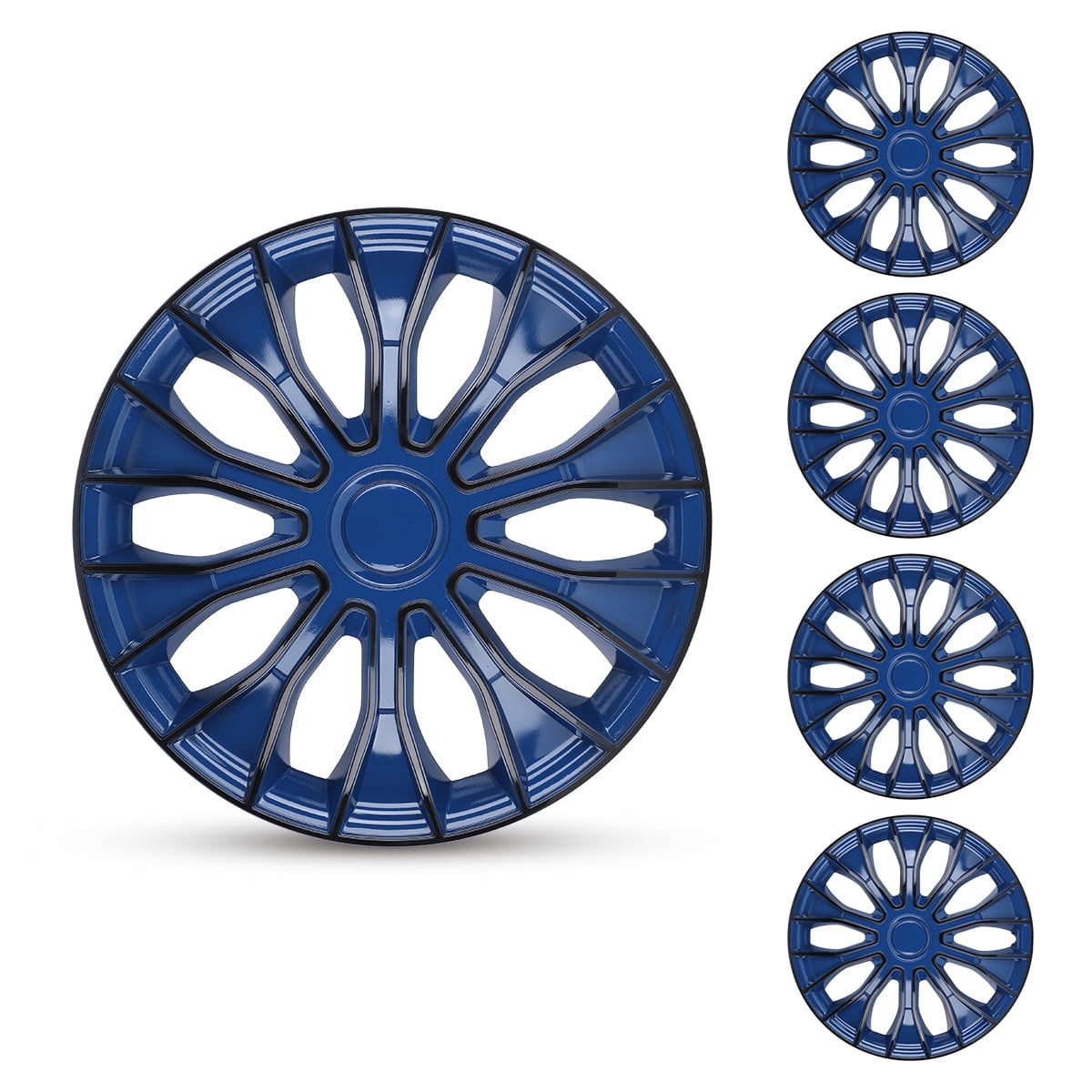 (Set of 4)4Pcs Set 14" Universal Hubcaps,Wheel Rims Cover,Snap on Car ...