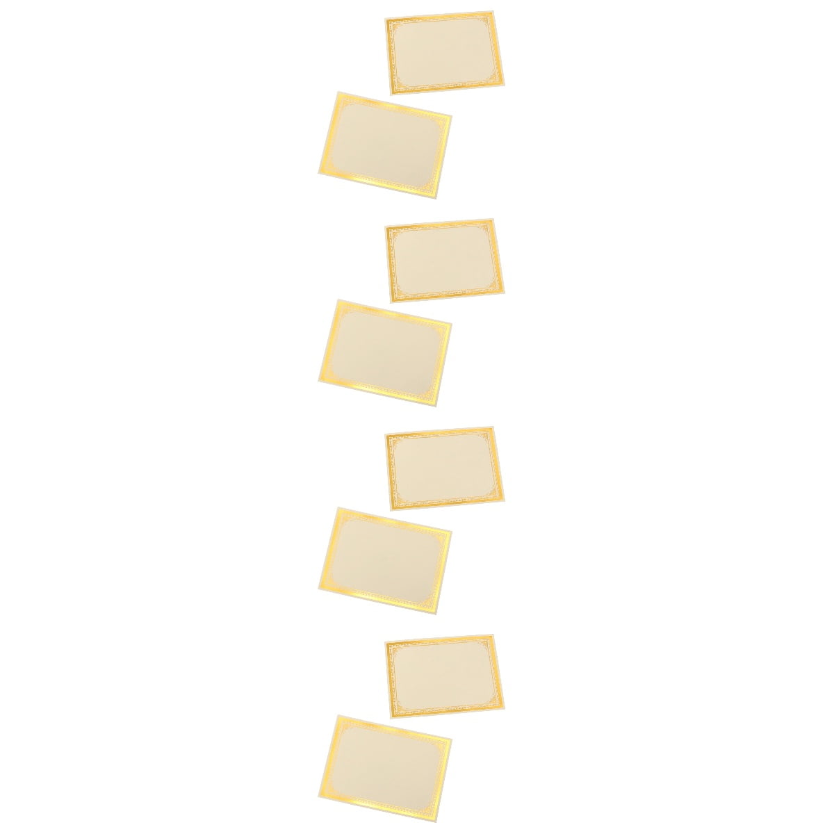 Set of 4 A4 Certificate Inner Page Diploma Accessories Awards Gilded ...