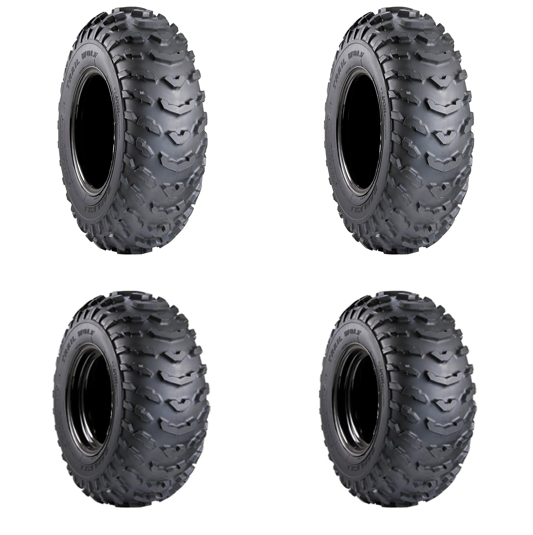 Set of 4 ATV CARLISLE (Trail Wolf ATV 22x7-10 Front, 22x10-10 Rear ...
