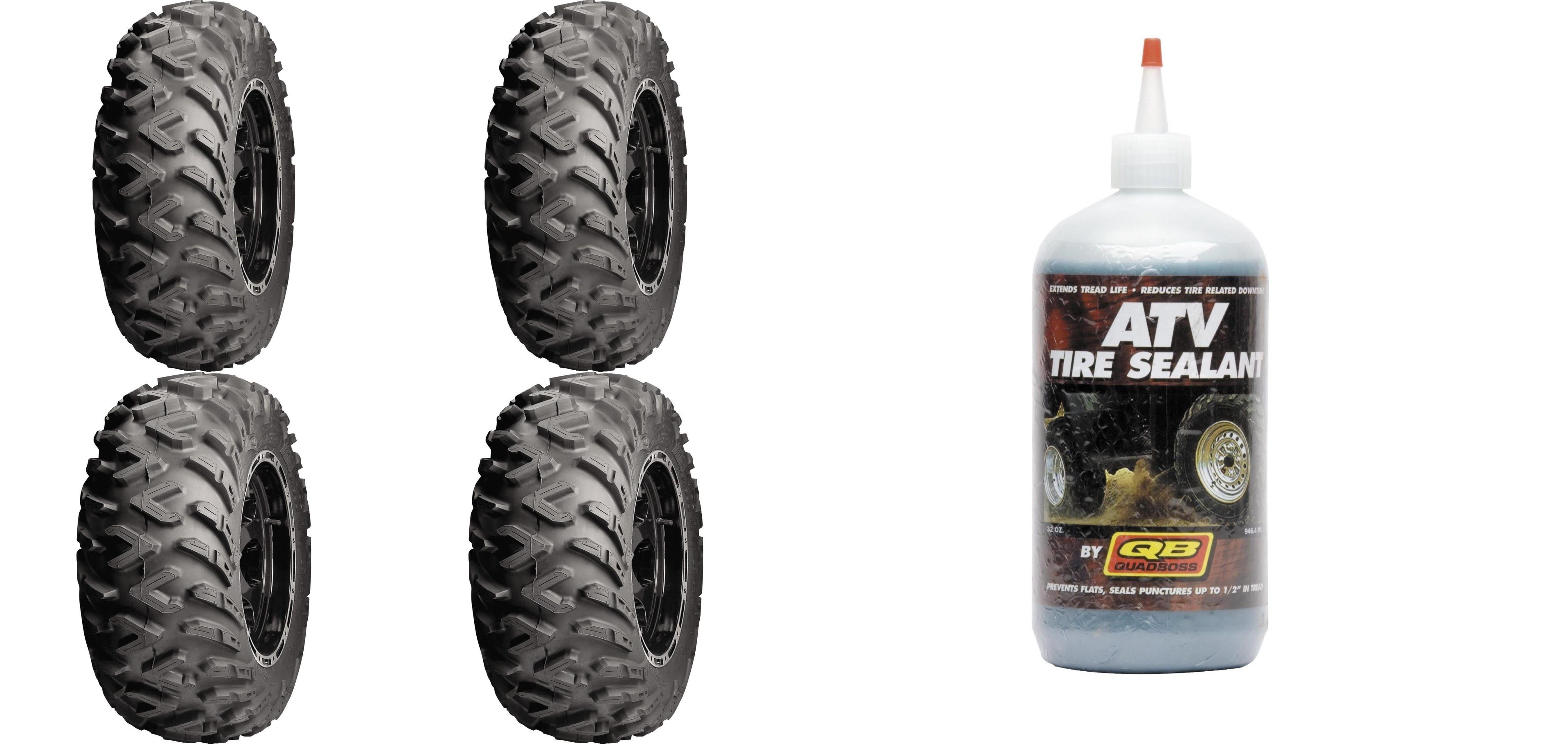 Set of 4 ATV ITP Tires (Terracross R/T XD Radial 26x9R-12 Front, 26x11R ...