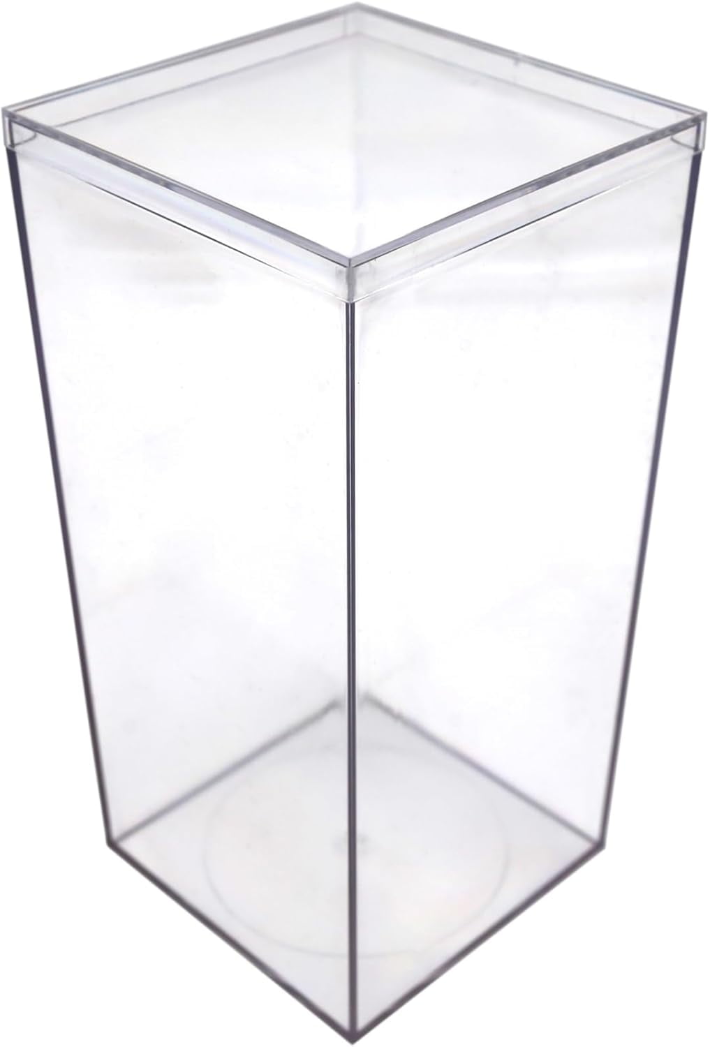 Set of 4 Acrylic Boxes with Lids, 4" Lx4 Wx8 H, Made in USA, Display ...