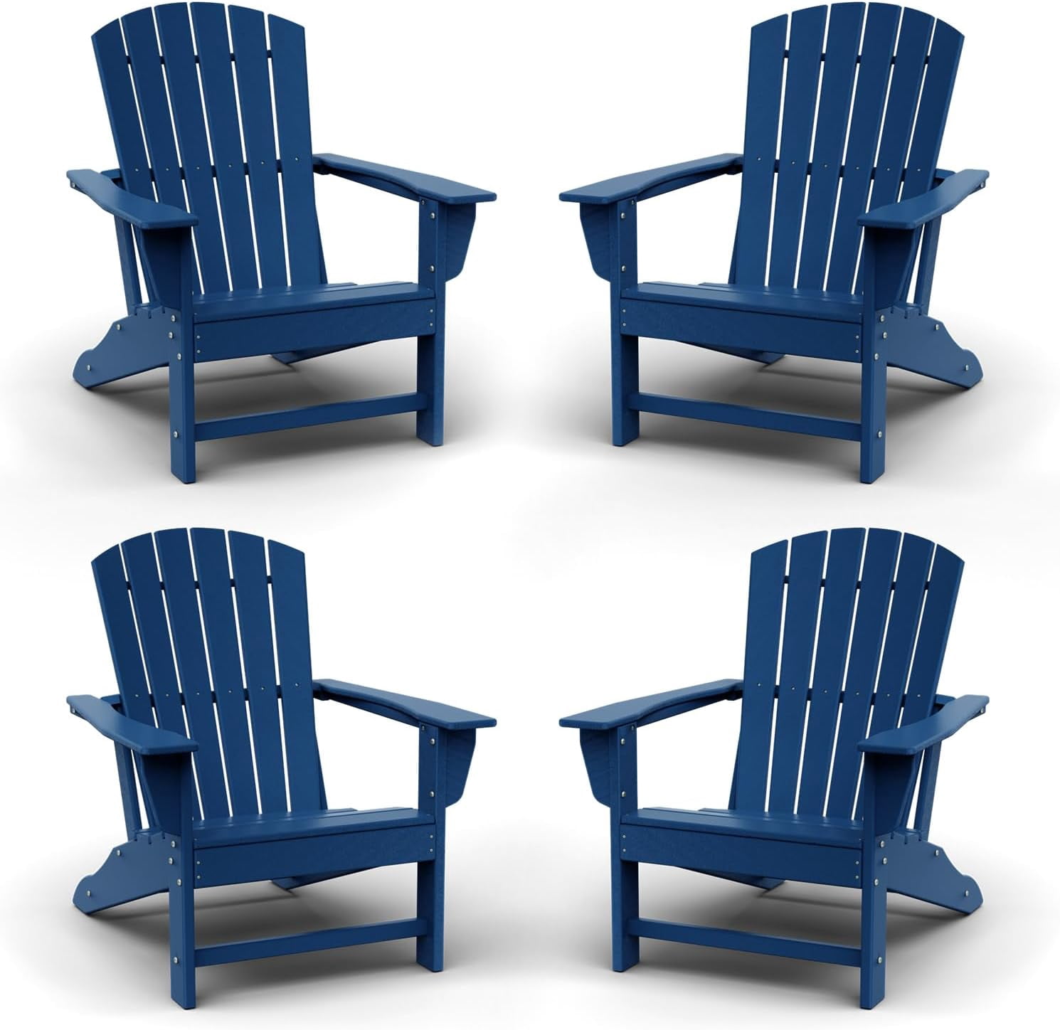 Plastic Adirondack Chairs Set Of 4