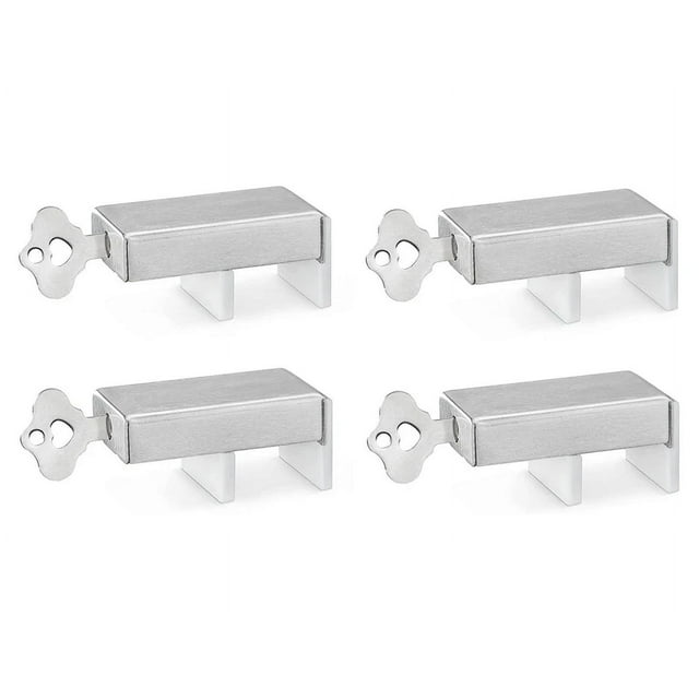 Set of 4 Adjustable Sliding Window Locks - Security lock for window and ...