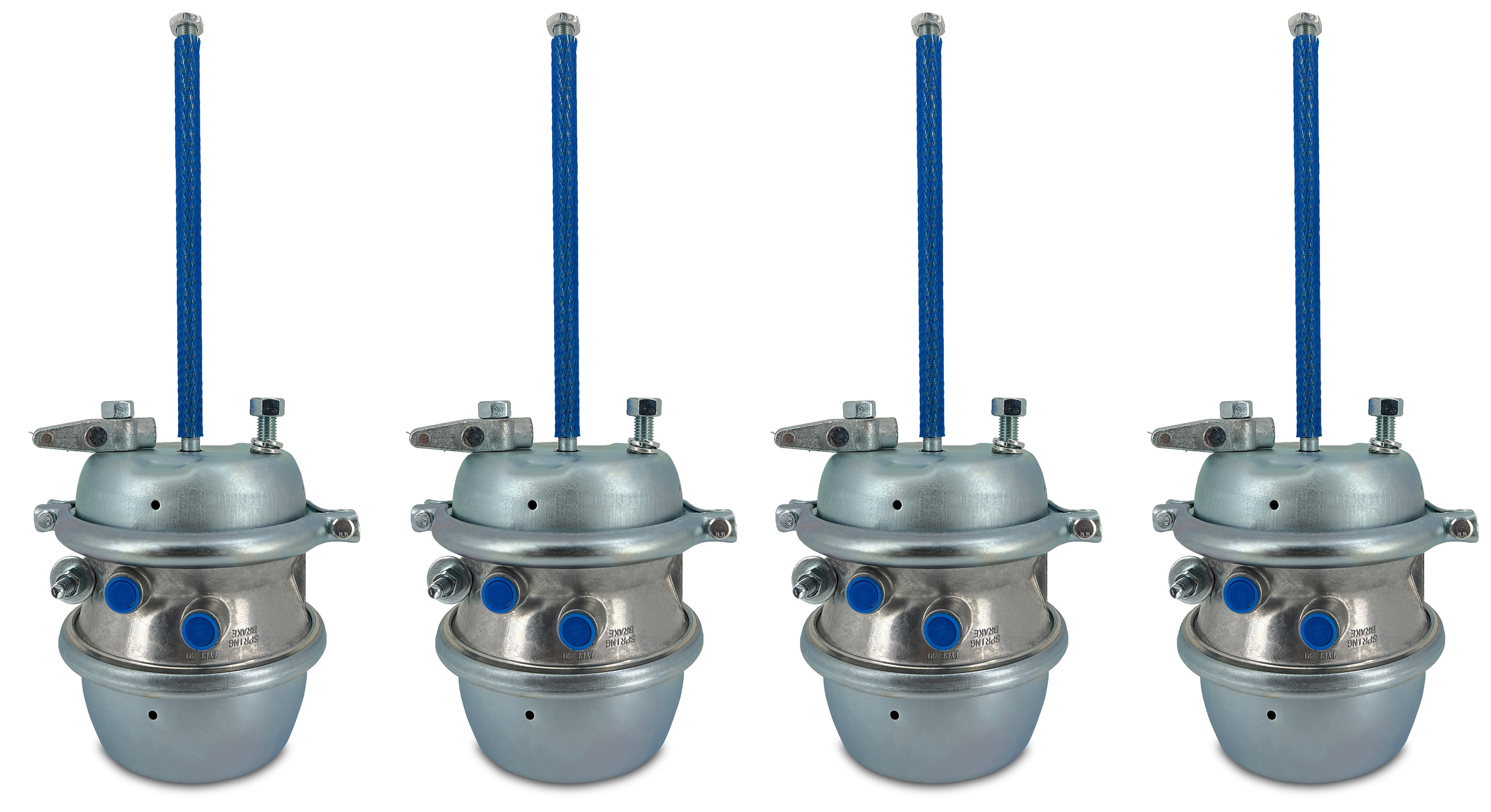 Set of 4 Air Brake Chamber 30/30 Sealed 2.5" / 64 mm Stroke Fully ...