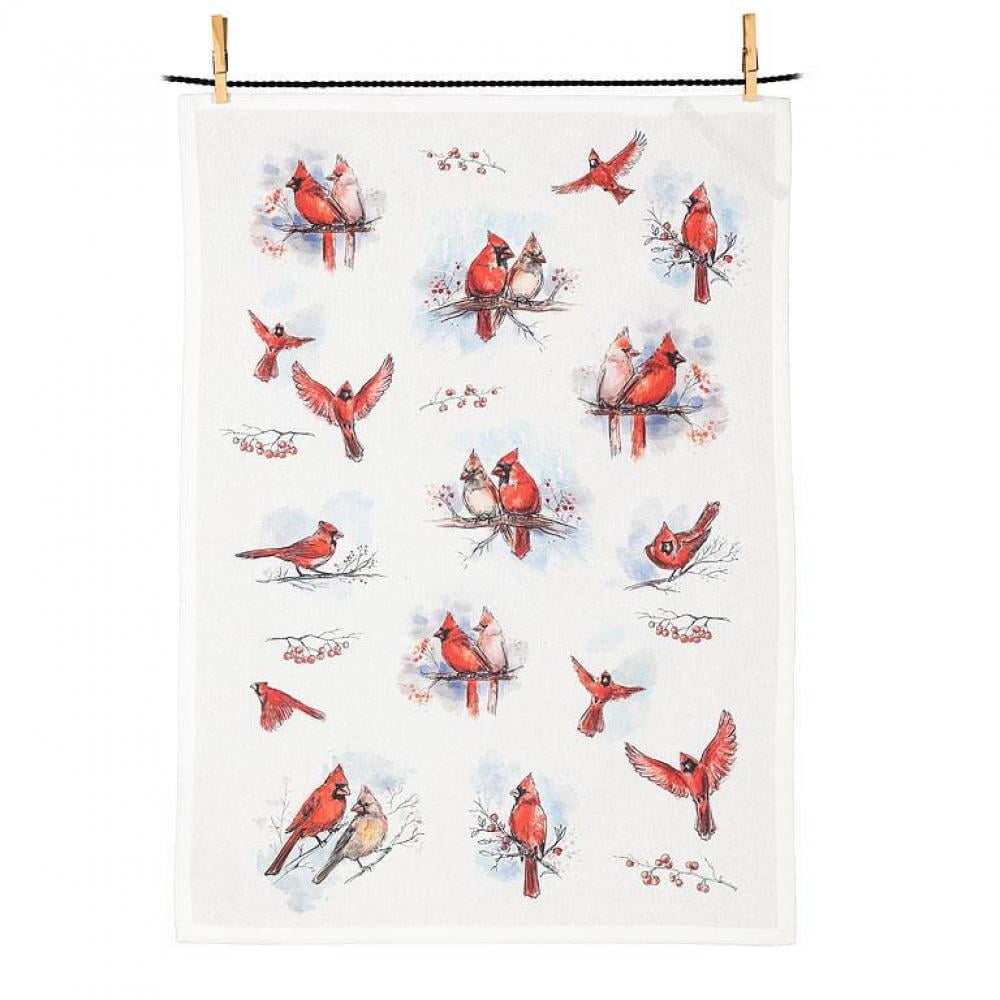 Set of 4 Allover Cardinals Tea Towel - Walmart.com