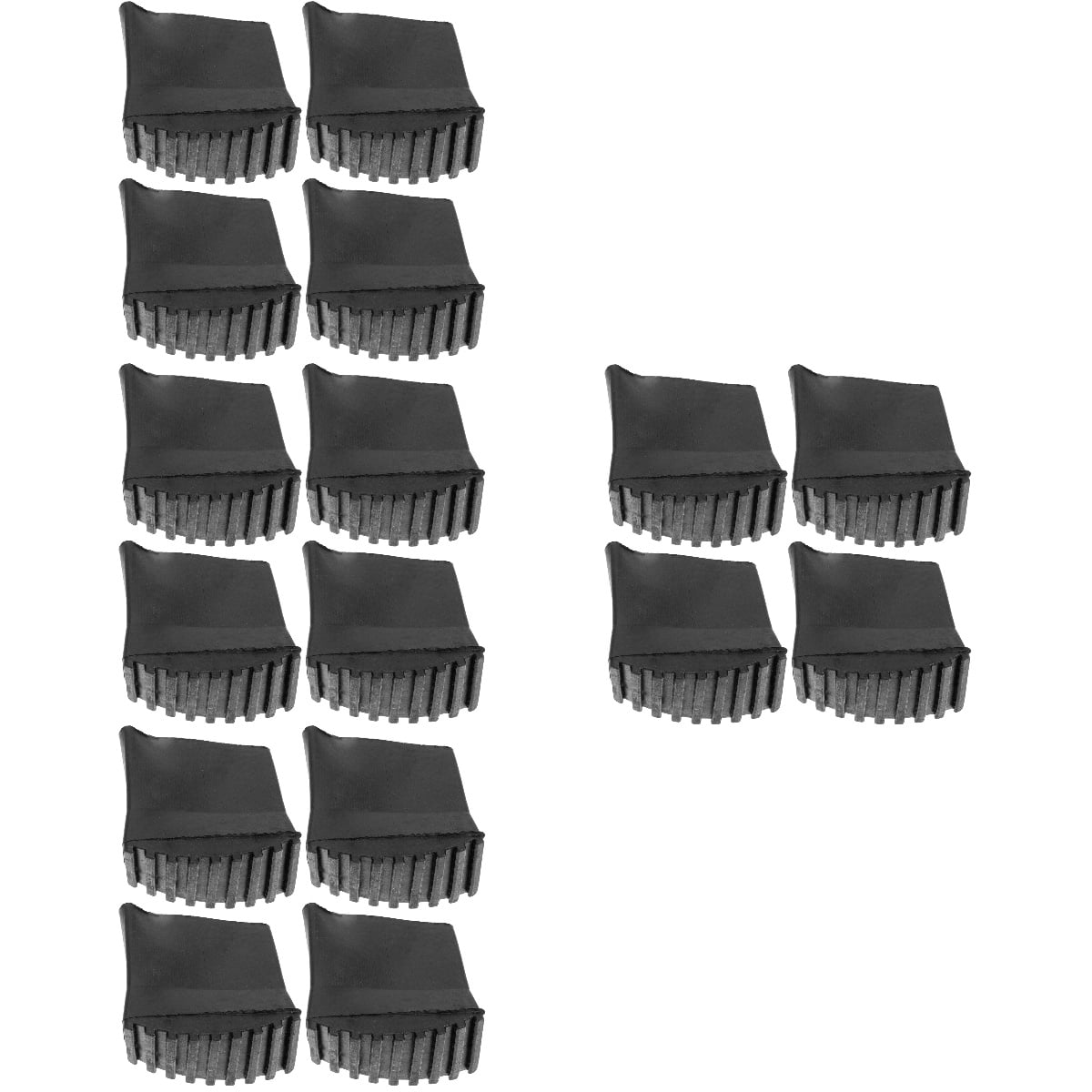 Set of 4 Anti Slip Tape Ladder Hoist Wheel Foot Cover Sleeves - Walmart.com