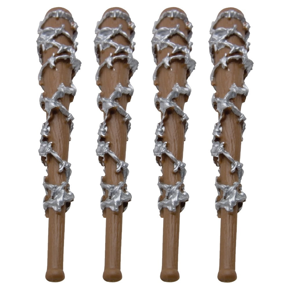 Set of 4 Barbed Wire Baseball Bats for WWE & AEW Wrestling Action ...