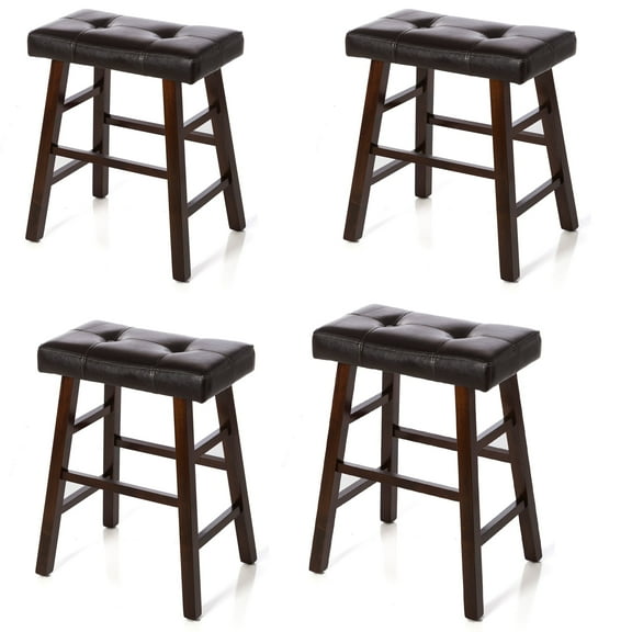 Counter Height Bar Stools Set of 3, 26 inch high stool, Teddy velvet ...