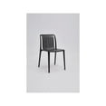 Set of 4 Black Stackable Polypropylene Side Chair - Walmart.com