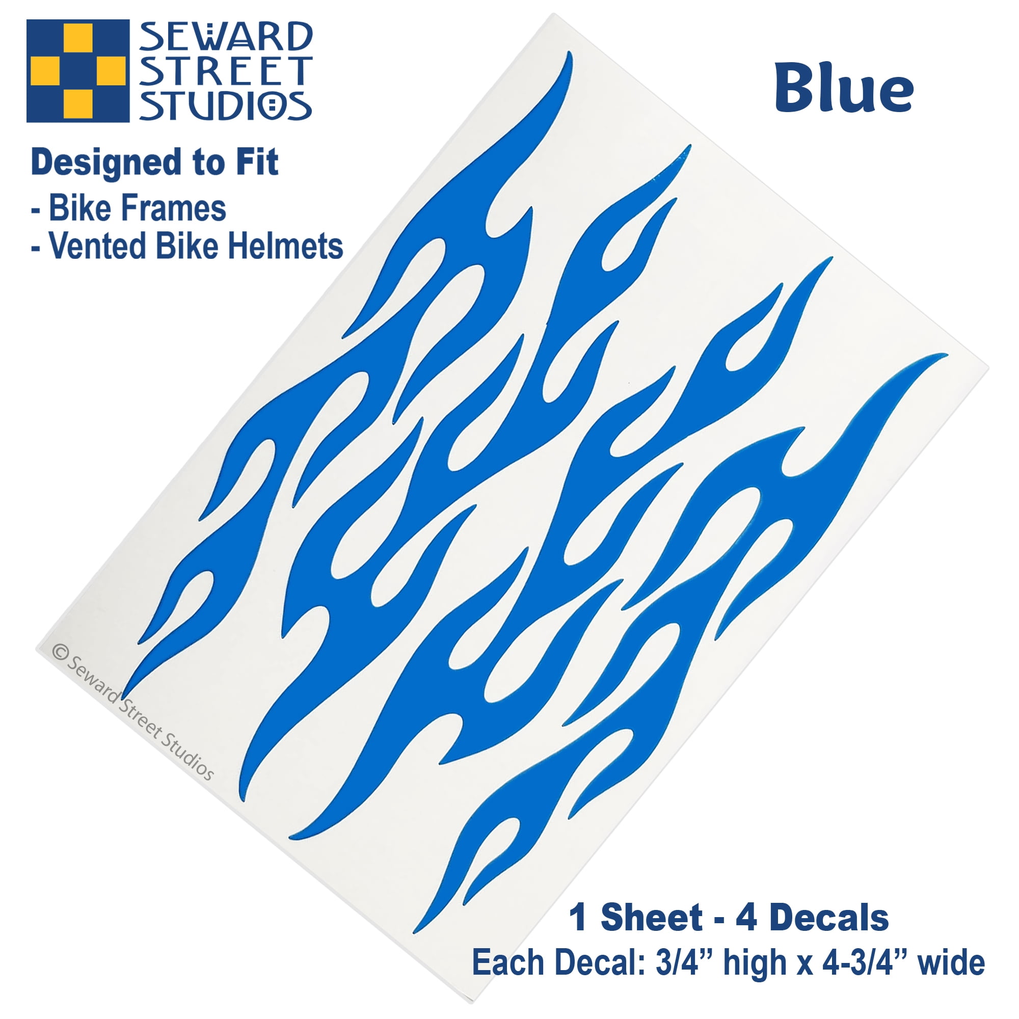 Blue Flame Stickers
