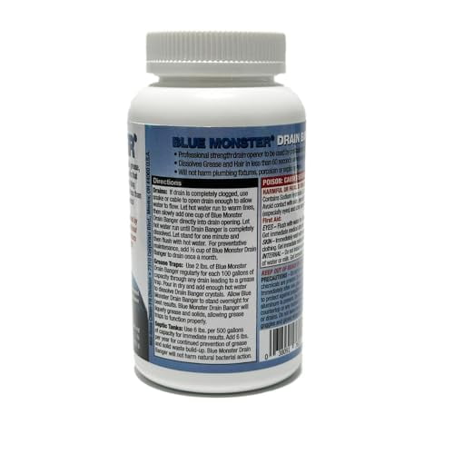 Set of 4 Blue Monster Drain Banger Drain Cleaner - Walmart.com