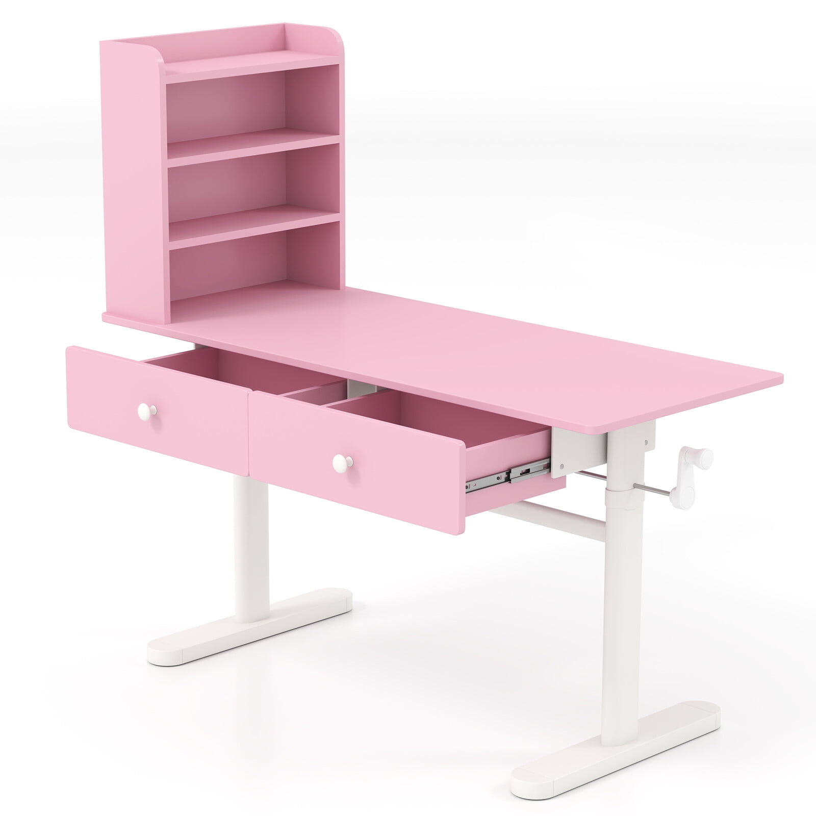 Artist Hand Pink Manicure Table Nail Station Beauty Height Adjustable ...