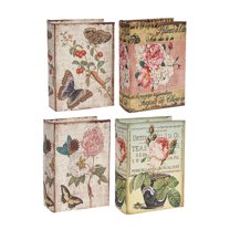 Creative Co-Op Set of 8, 5.25"H Book Box - Walmart.com