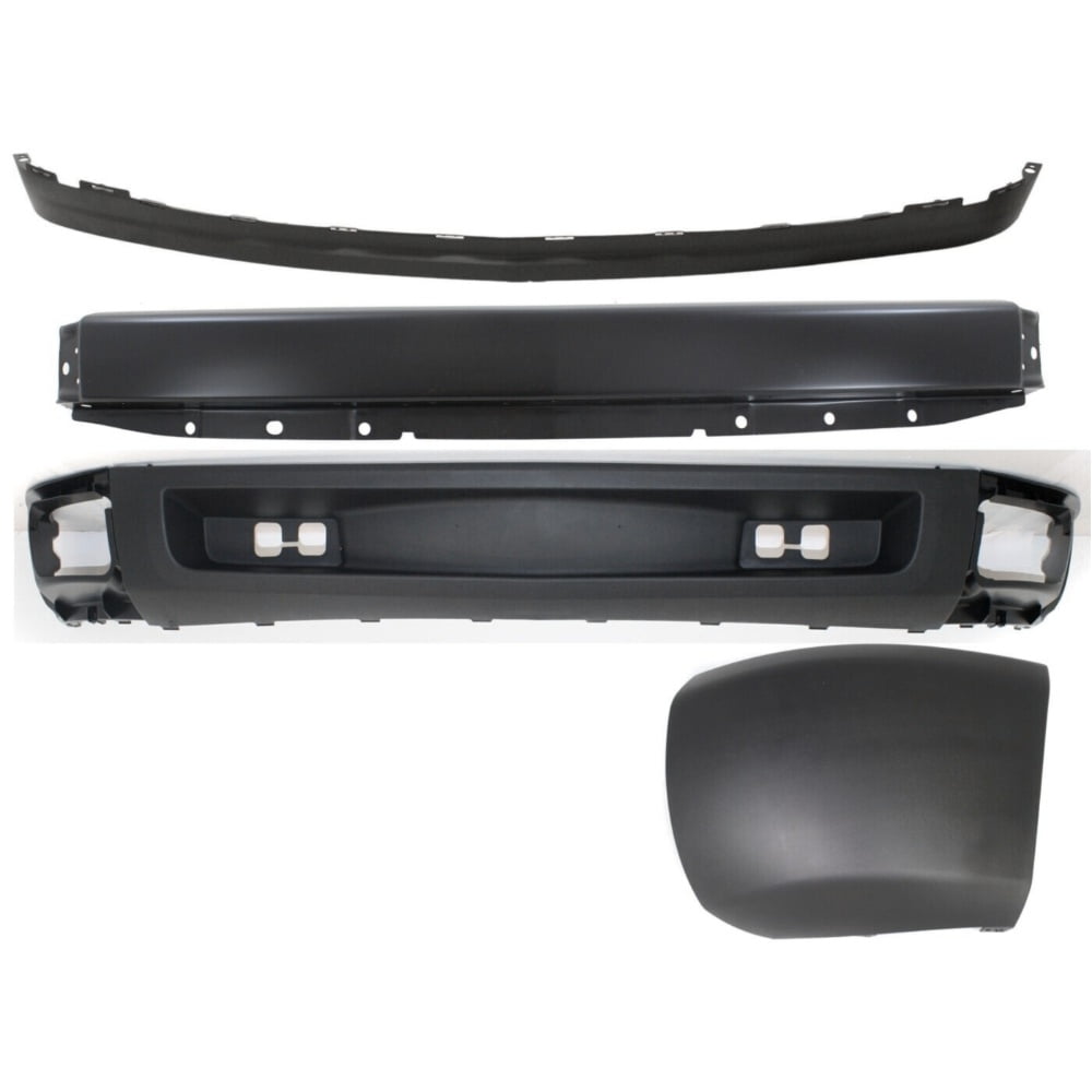 Set of 4 Bumper Face Bars Front For Chevrolet 2007-2008 Silverado 1500 ...